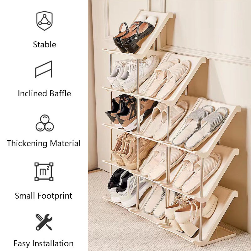 Simple Space Saver Shoe Rack | Multi-layer Shoe Rack | Minimalist ...