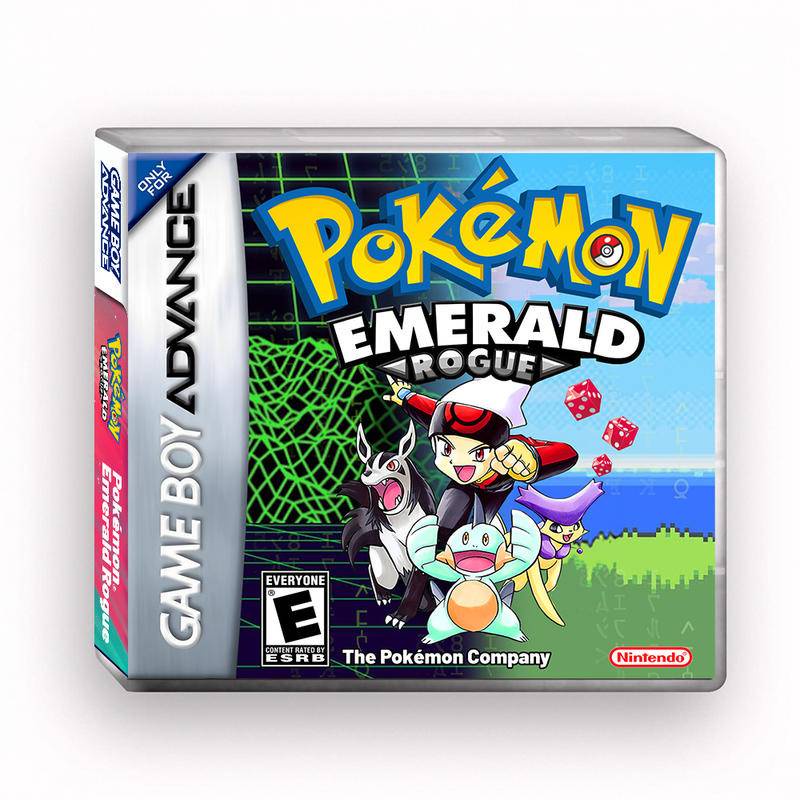 Pokemon Emerald Rogue GBA Game Card Boxed English Version Game | Shopee ...