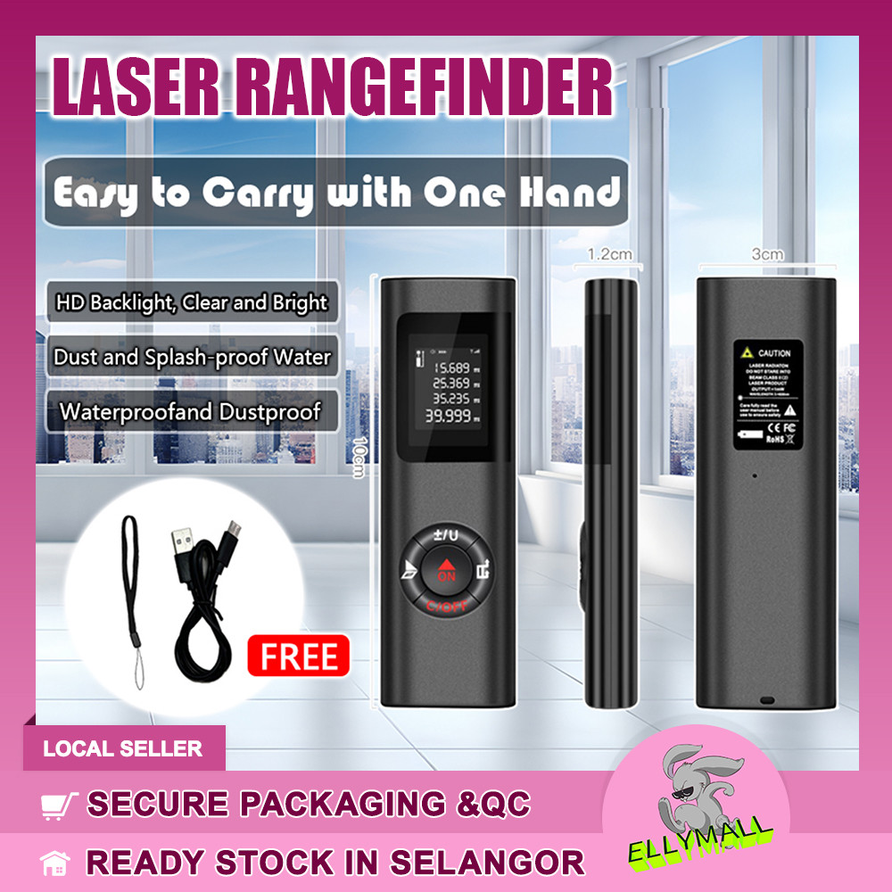 Laser Range Finder Laser Measurement tool Digital High Precision 40 ...