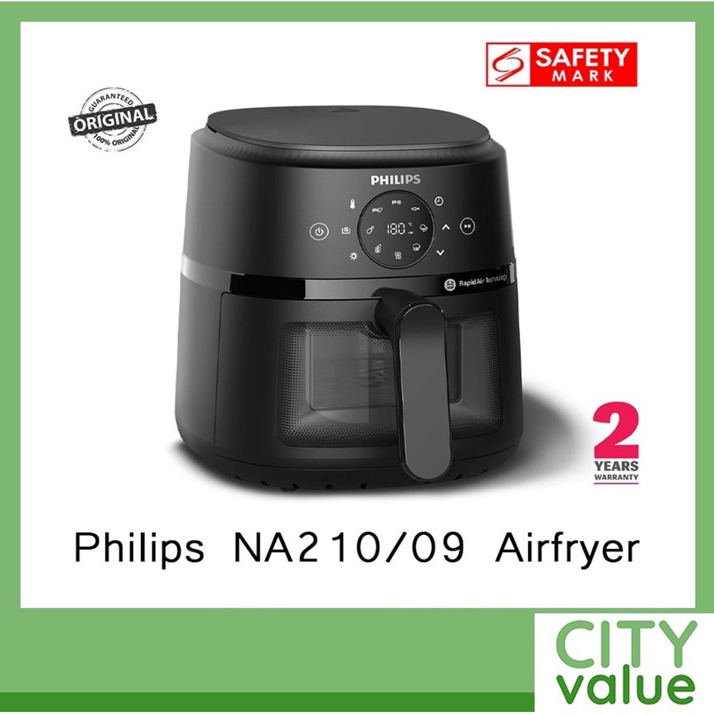 Philips NA210/09 Airfryer. NA210. Rapid Air Technology. Digital ...