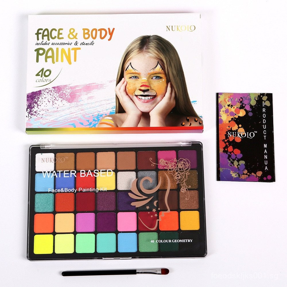 Water-Soluble Face Paint Body Paint Pigment Children's Day Cosmetics Event Makeup Opera Paint ...