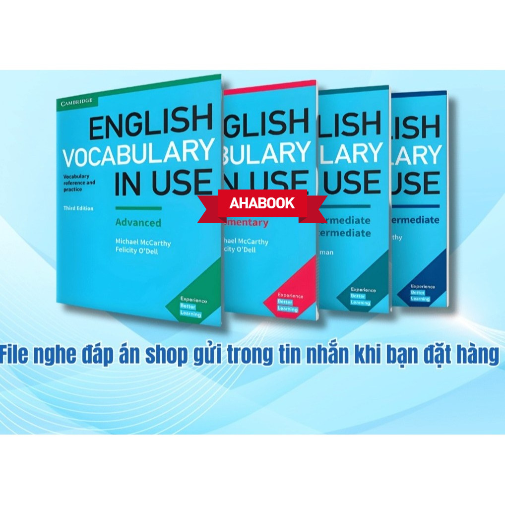 Aha - Book - English Vocabulary In Use - set of 4 books (Odd, set ...