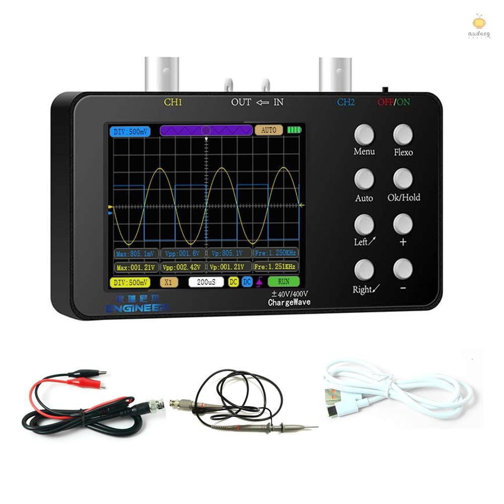 Compact Portable Digital Oscilloscope 50M Sampling Rate 10M Analogue ...