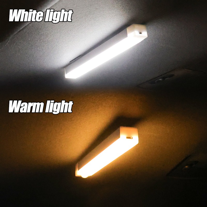 100/200mm Long Car Interior Reading Light/ Type-C Charging Human Body ...