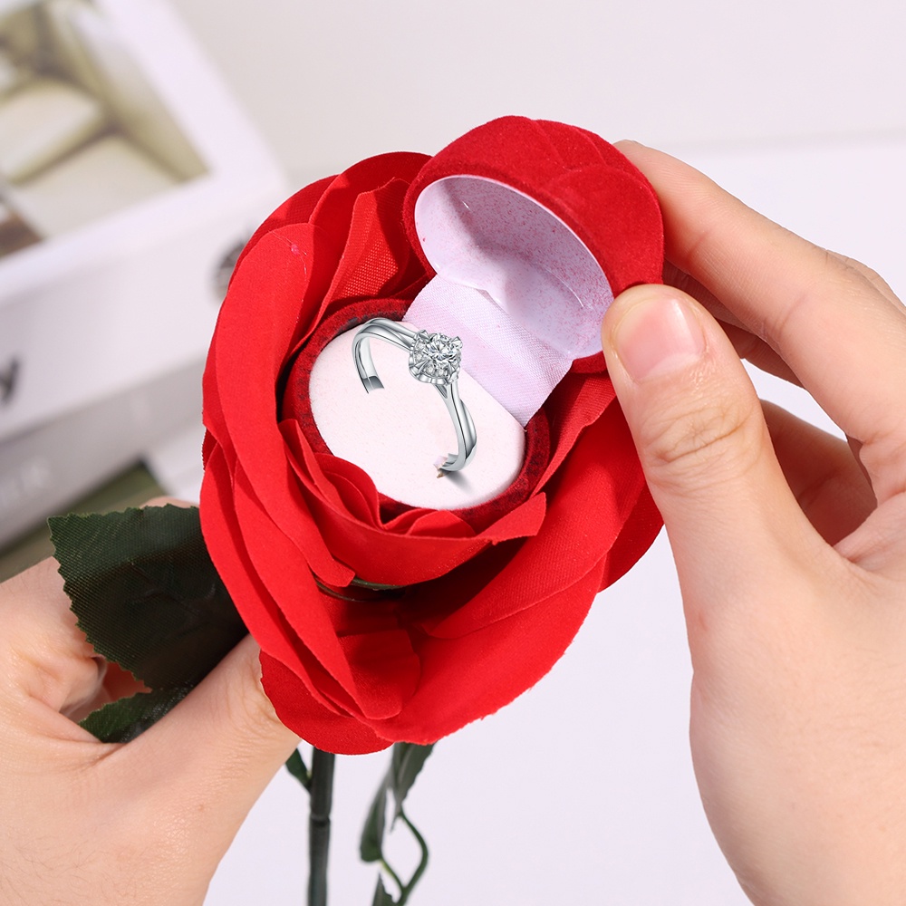 Bridal Wedding Engagement Ring Display Holder - Romantic Valentine's ...