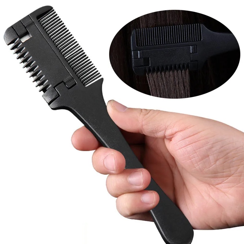Razor Comb Hair Thinner Comb with Hair Cutter Comb Hair Thinning Comb ...