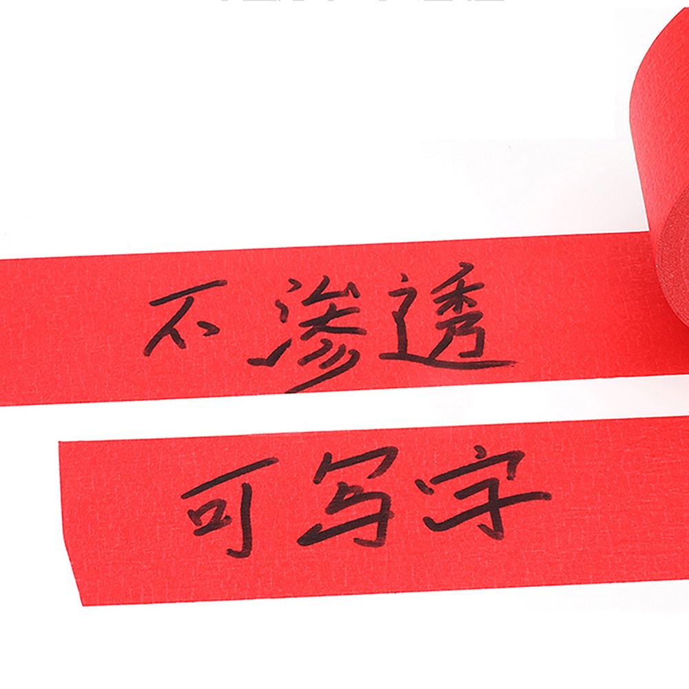 20M 5-50mm Red Masking Tape Indoor Outdoor DIY Painter Decorating Spray ...