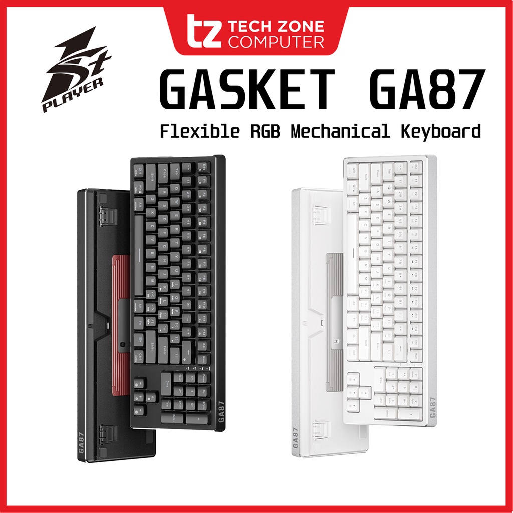 1st Player GASKET GA87 | 93-Keys with Numpad Gaming Mechanical Keyboard ...