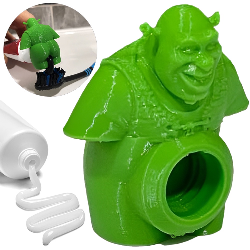 Shrek Pooping Toothpaste Topper Fun Toothpaste Dispenser Bathroom ...