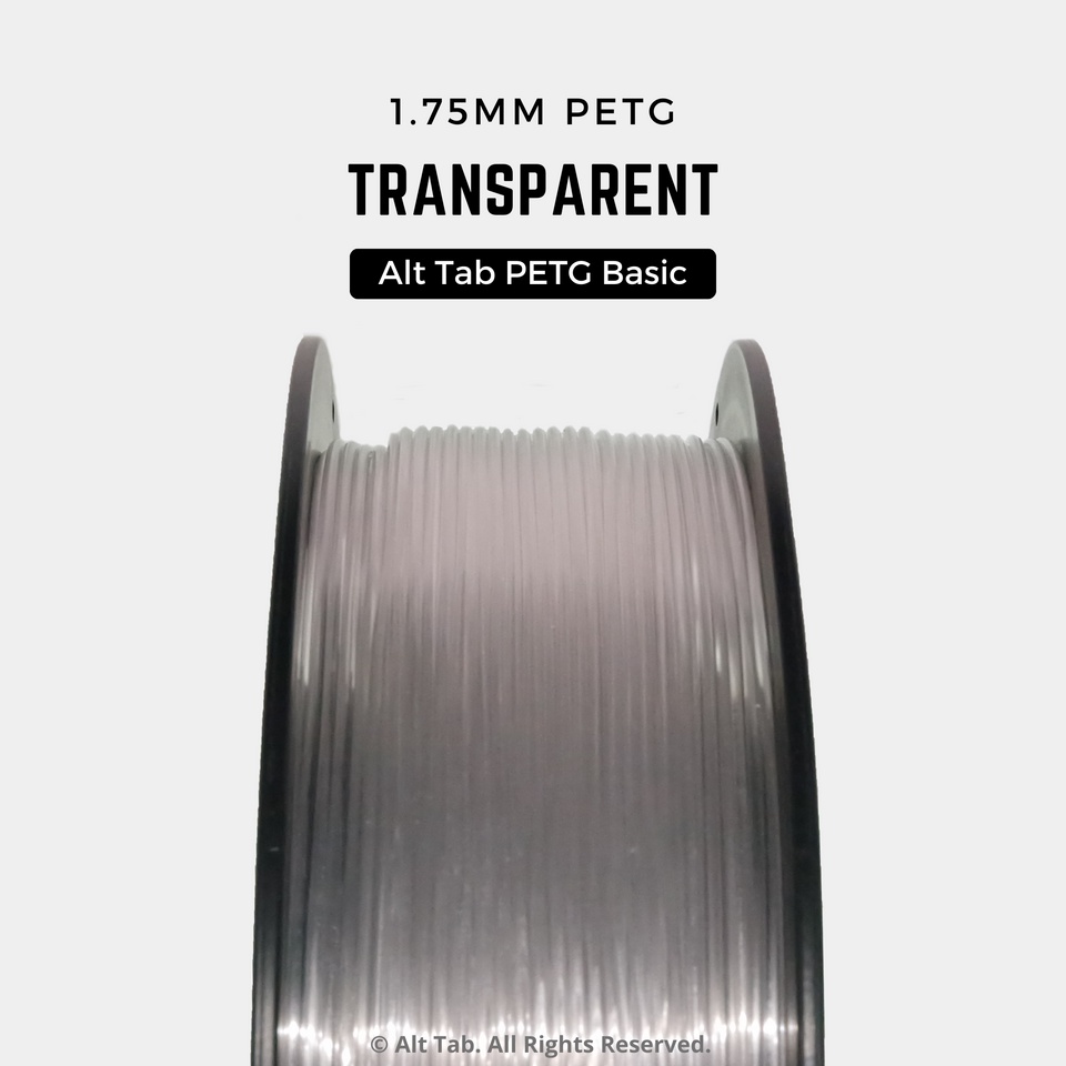 (Local Stock) Transparent PETG Filament 1.75mm 1kg for 3D Printer ...