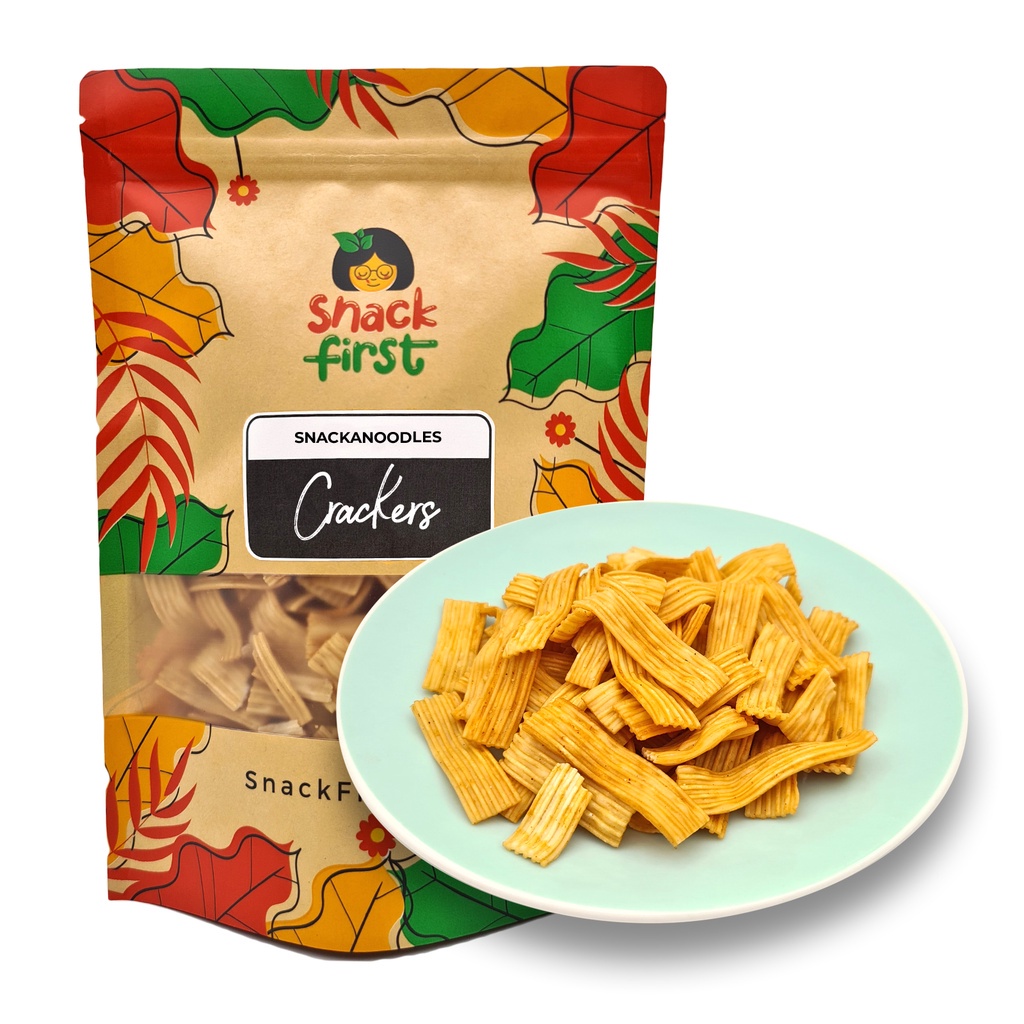 SnackFirst Snackanoodles Crackers 120g/500g (Fun Unique Kids Snacks ...