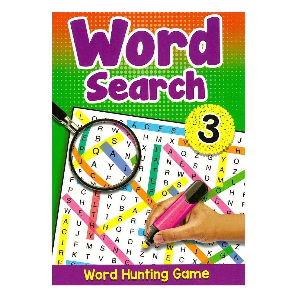 Word Search Book 3- Word Hunting Games | Shopee Singapore