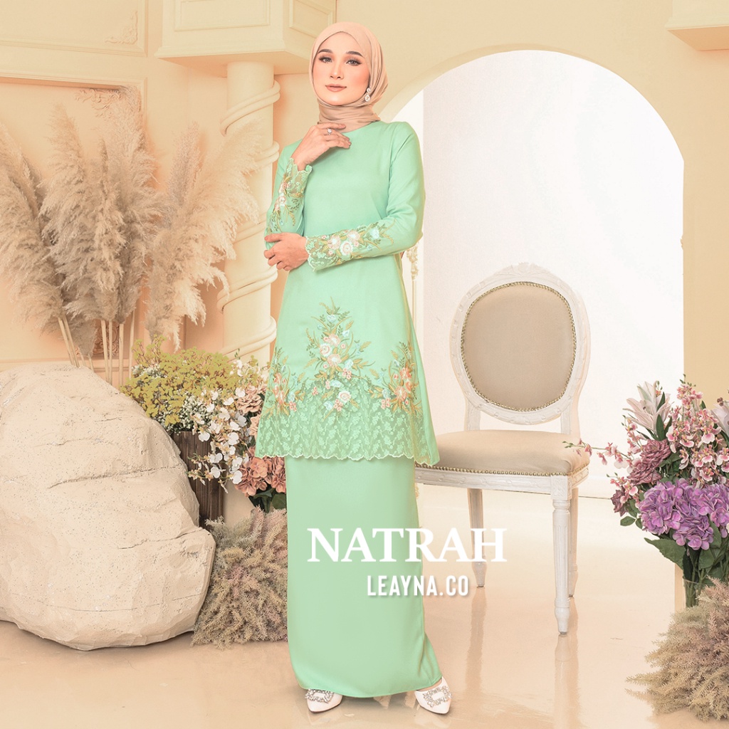 [LEAYNA.CO] [NATRAH] Baju Kurung Moden NIKAH/TUNANG | Shopee Singapore