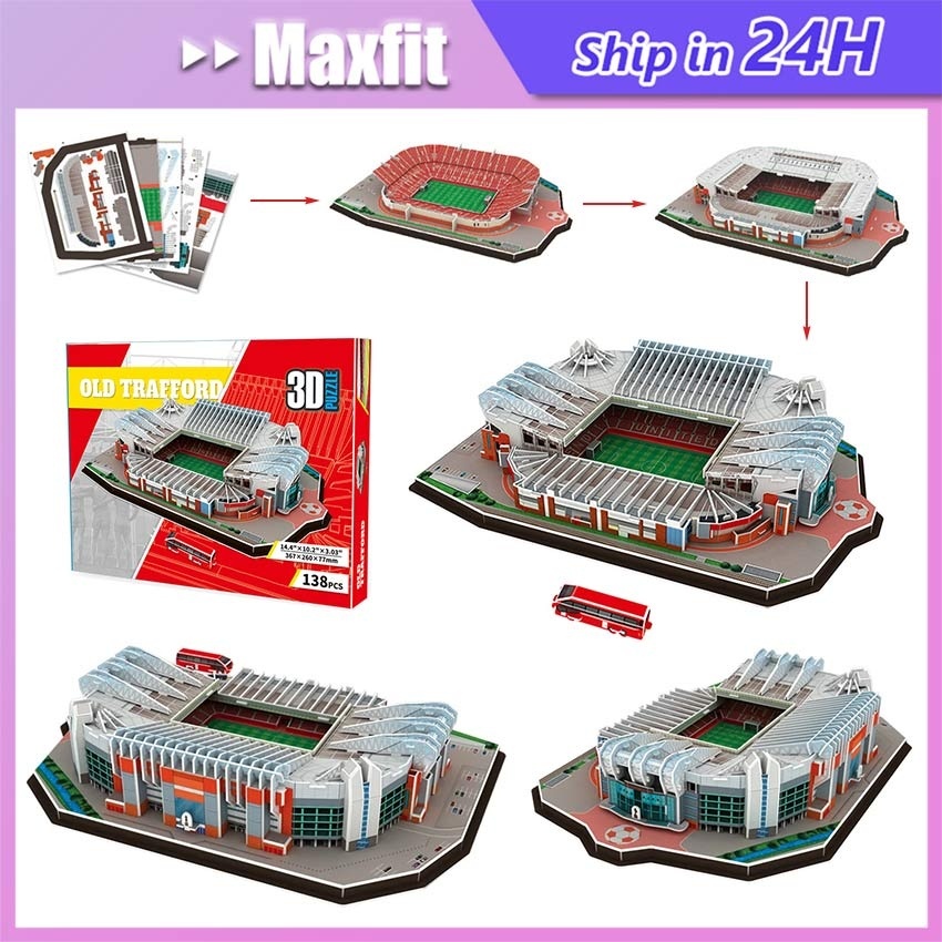 3d Puzzle Stadium | Foot Ball Soccer Stadium | Football Stadium ...