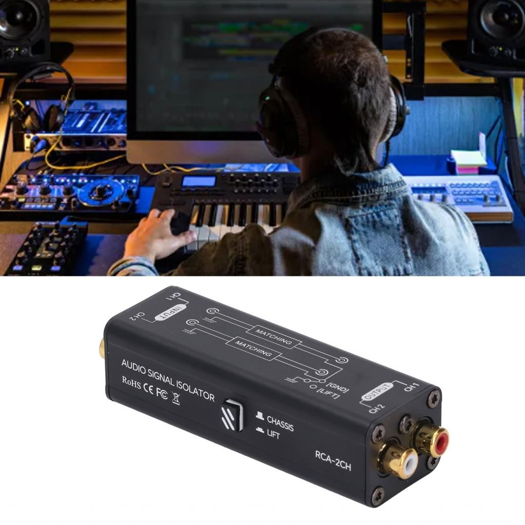 Sakurabc Hum Eliminator Ground Loop Noise Isolator 2 Channel Sound ...