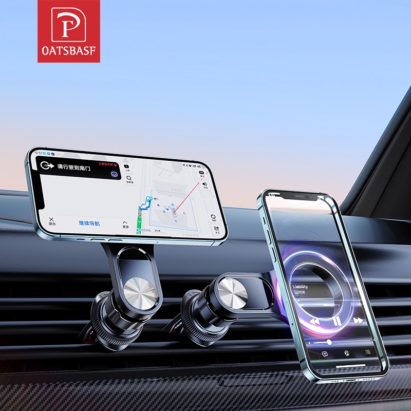 OATSBASF Magsafe Magnetic 360° Rotation Phone Holder Car Air Outlet ...