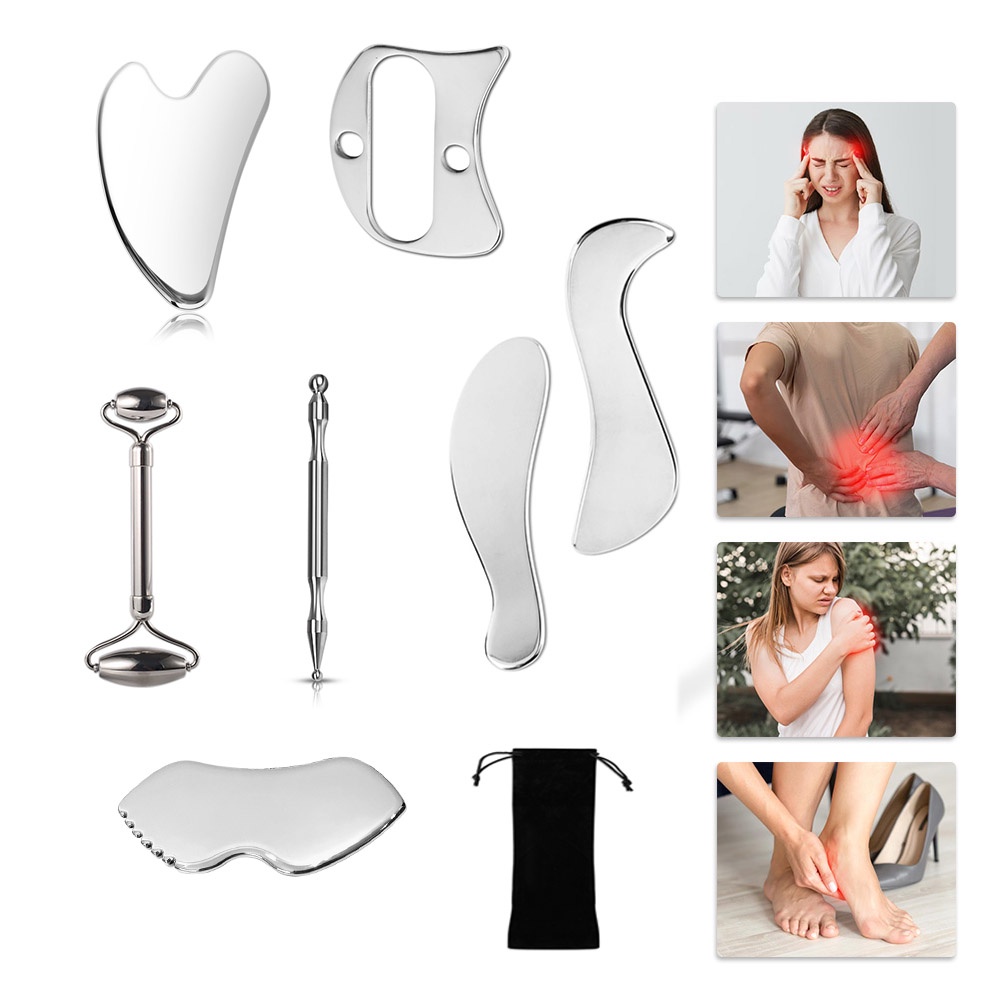 1PCS IASTM Stainless Steel Gua Sha Scraping Tools Muscle Scraper For ...