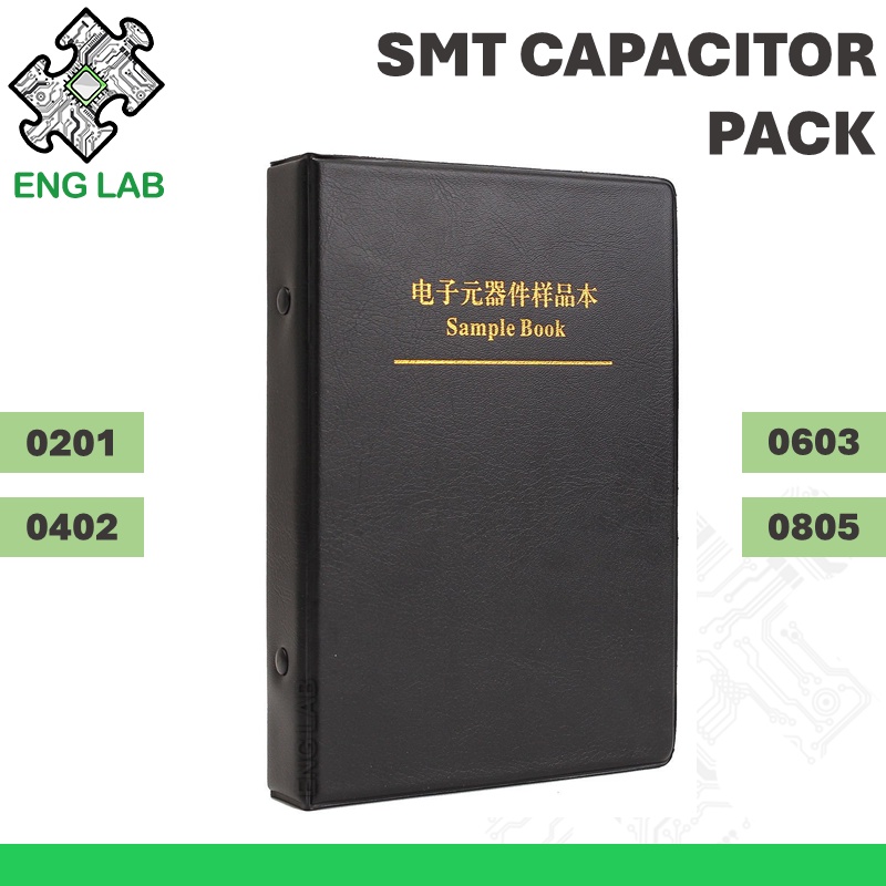 ENGLAB SMT Capacitors Pack, 0201/0402/0603/0805 Footprint, Capacitor ...
