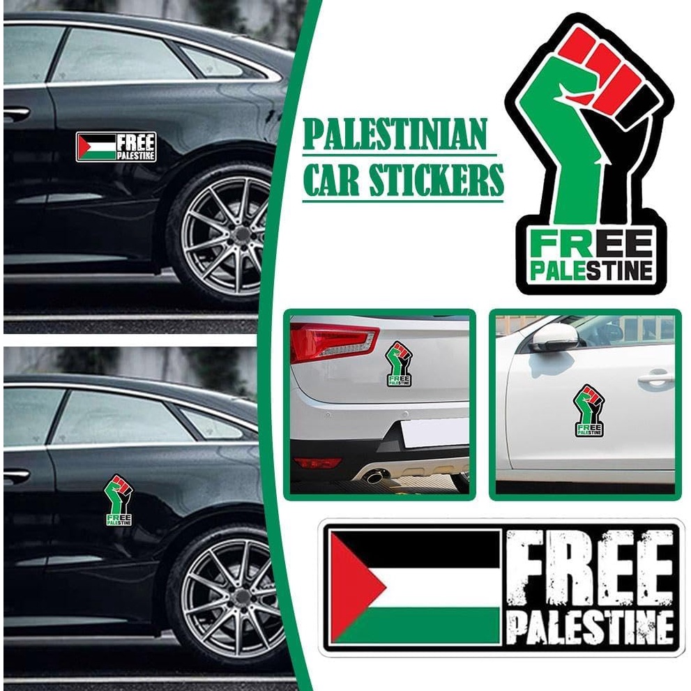 I Stand With Palestine Flag Sticker,Free Palestine Car Stickers,Support ...