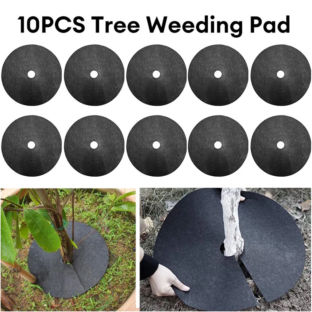 Non-Woven Tree Mulch Ring Tree Protector Mats Shrub Tree Guard Weeding ...