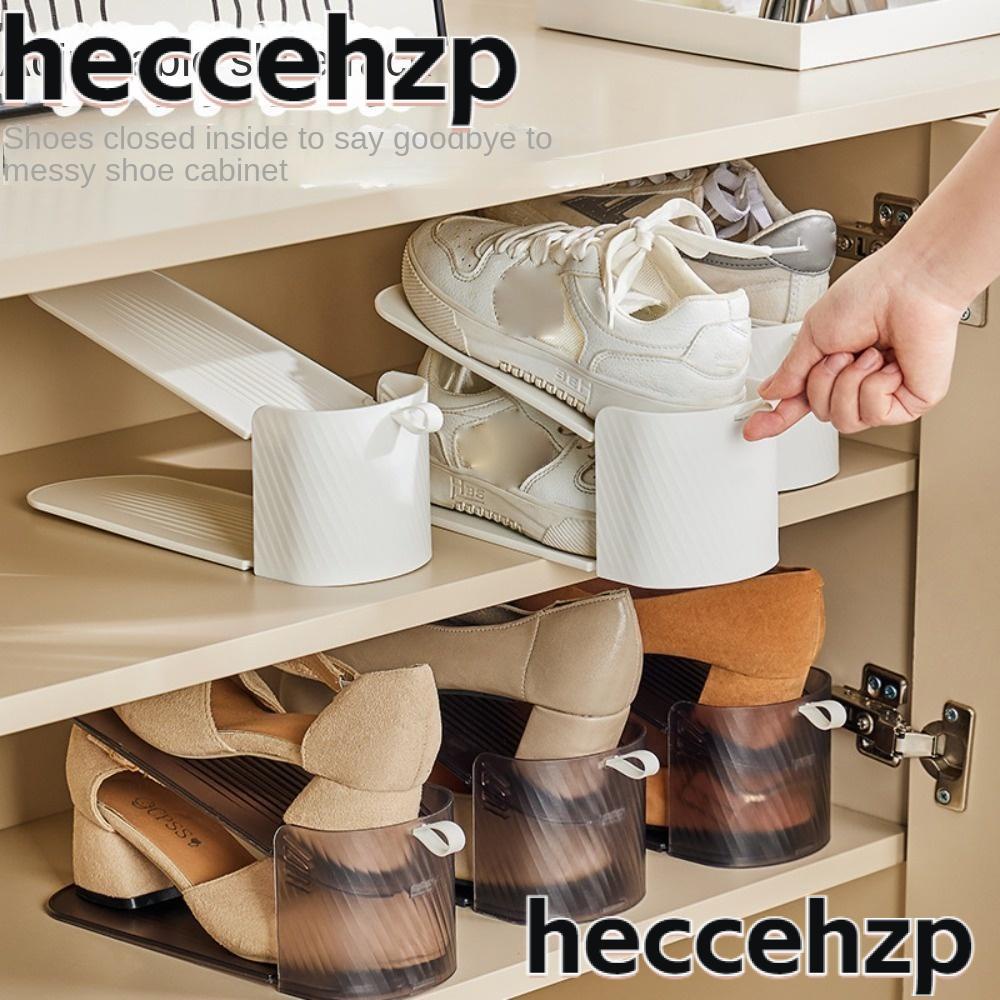 HECCEHZP Adjustable Shoe Rack, PP 3rd Gear Height Adjustment Shoe ...