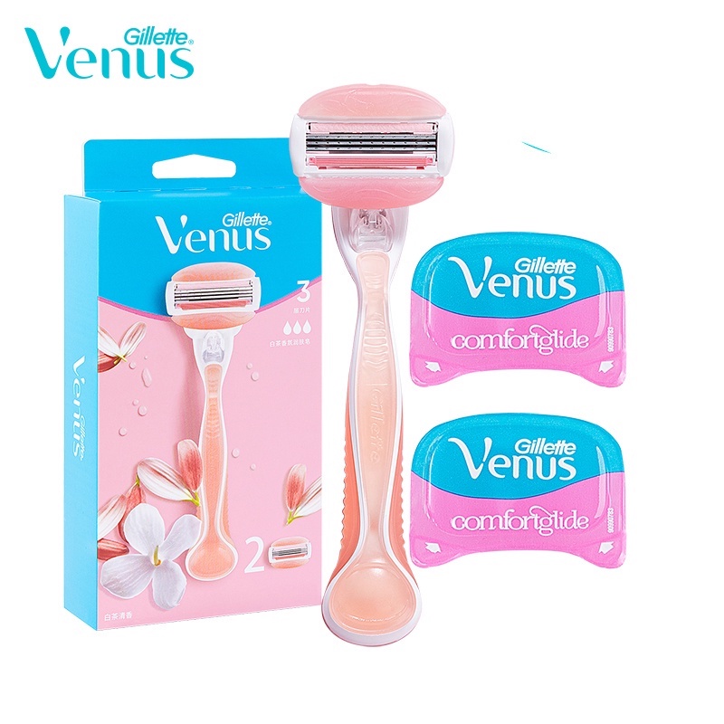 Gillette Venus Hair Removal White Tea Scent Beauty White Shaver For ...
