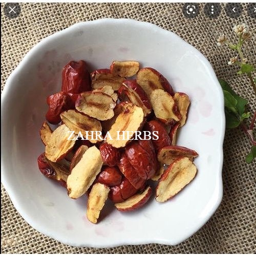 ZAHRA HERBS Dried Seedless Red Dates Halves | 红枣脆片 新疆无核红枣脆片 若羌红枣干 ...