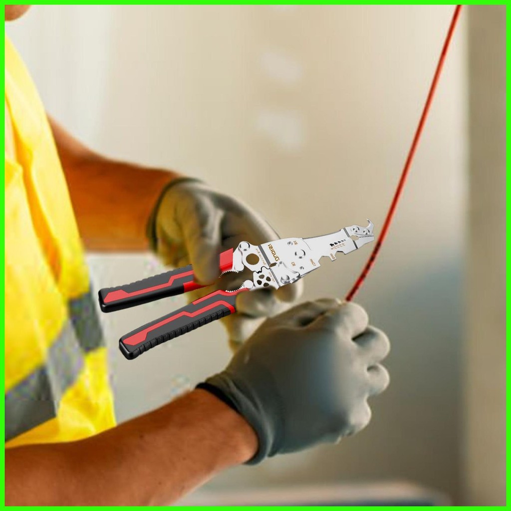 Wire Stripper Cable Twister Stripping Cutter Multi-Function Hand Tool ...