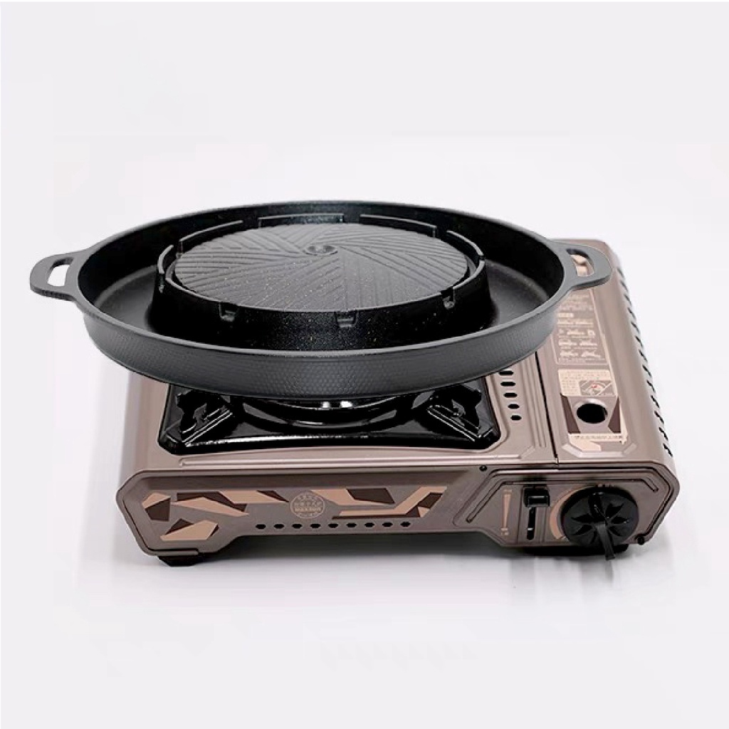 KS Various Frying Pans Korean BBQ Grill & Shabu-Shabu Pan Marble ...