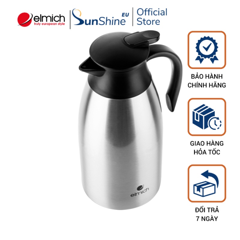 Inox 304 Elmich EL-3690 Family Thermos Flask (2000ml) | Shopee Singapore