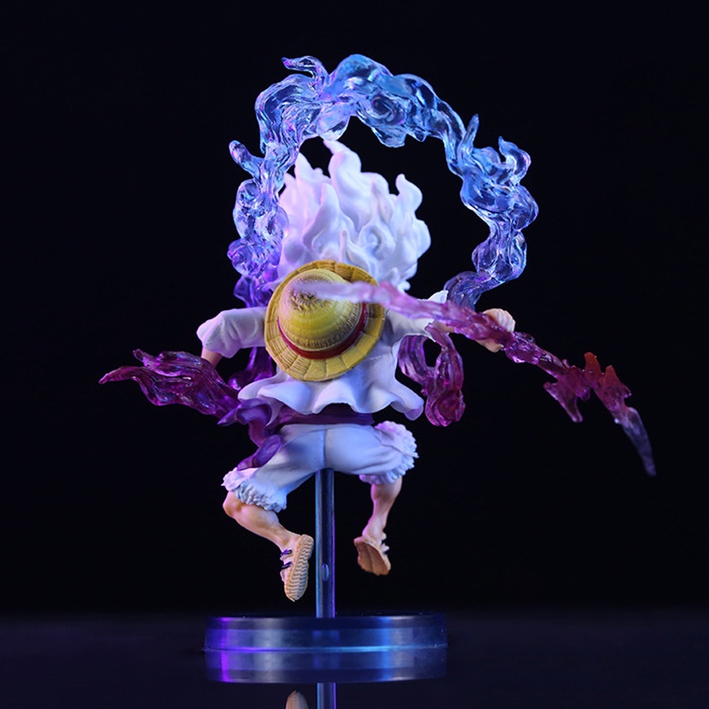 Glowingbubbles 10cm One Piece Figurines Luffy Gear 5 Figure Sun God ...