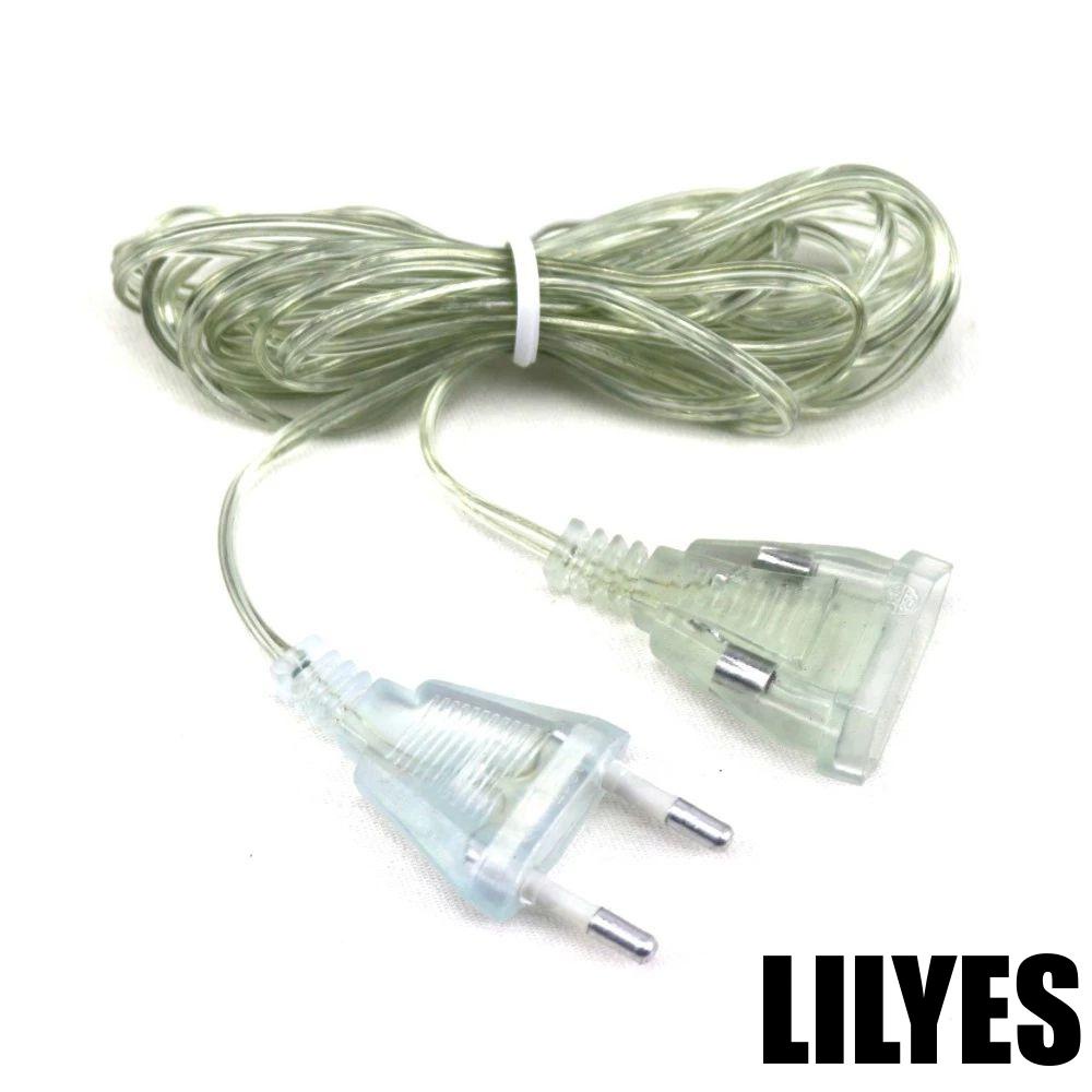 LILYES Outdoor Extender Wire For Holiday Transparent Extension Cable ...