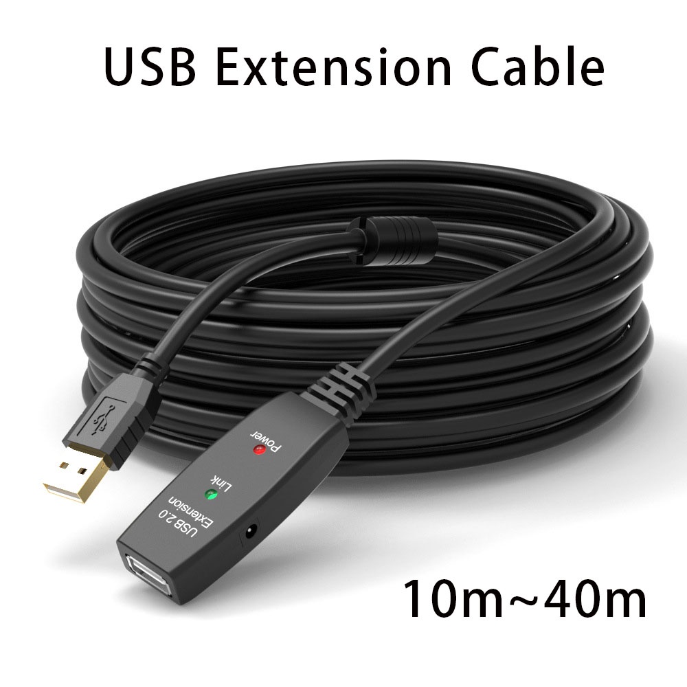 FSU 10M 20M 30M 40M USB 2.0 Extension Cable Male To Female Line High ...