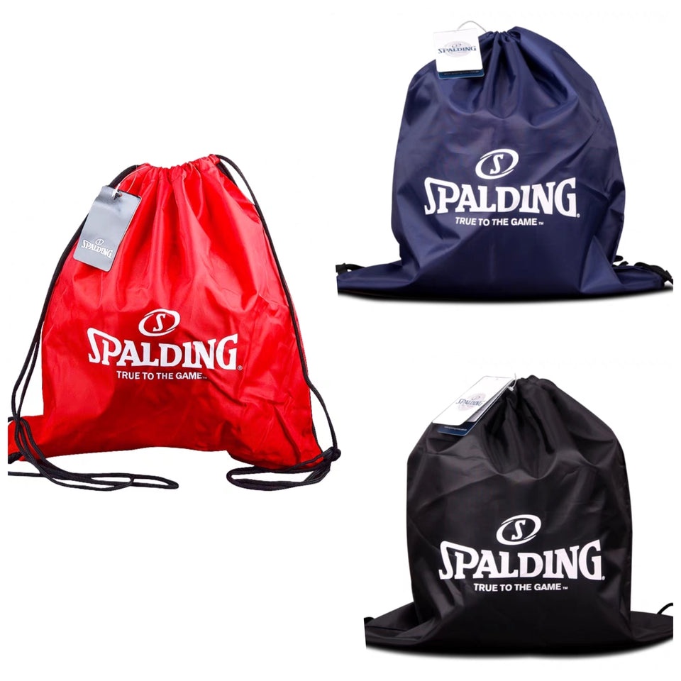 Spalding Basketball Sports Drawstring Backpack Running Fitness Shoe Bag ...
