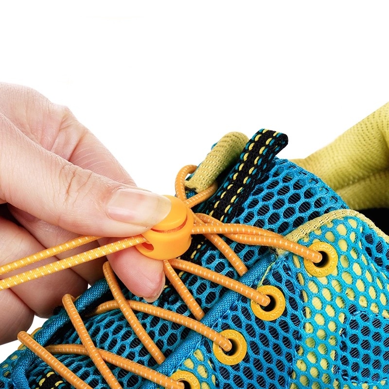 No Tie Shoe Laces - Elastic Round Locking Quick Lazy Laces for Kids and ...