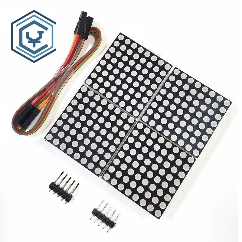 1PCS MAX7219 Dot Matrix Module 4 Dot Matrix 2*2 Display Module MCU Control LED Drive Module ...