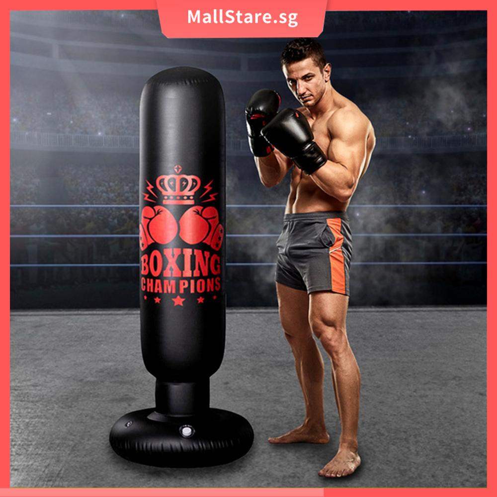 Inflatable Punch Punching Bag Tower Boxing Workout Training Gym Sports ...
