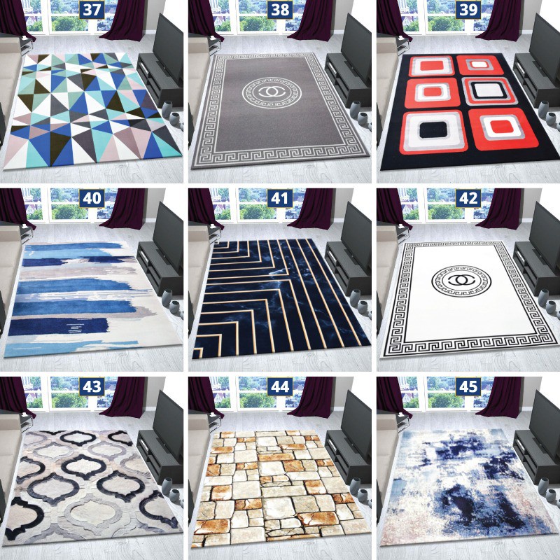 RANDOM DESIGN L, XL, XXL [3 SIZES] 3D BALDU VELVET CARPET_3 | Shopee ...