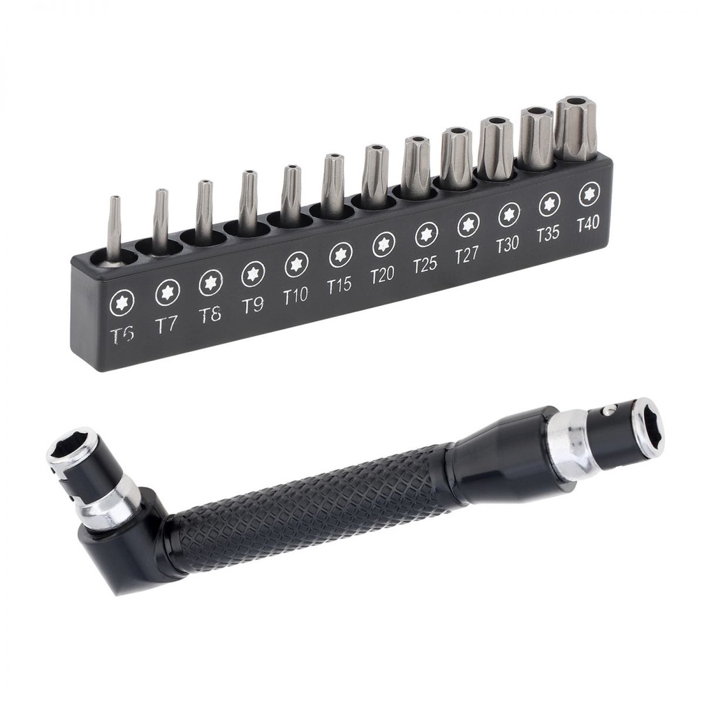 T6-T40 Torx Bit Set Magnetic Security Torx Bits Torx Security Tamper ...