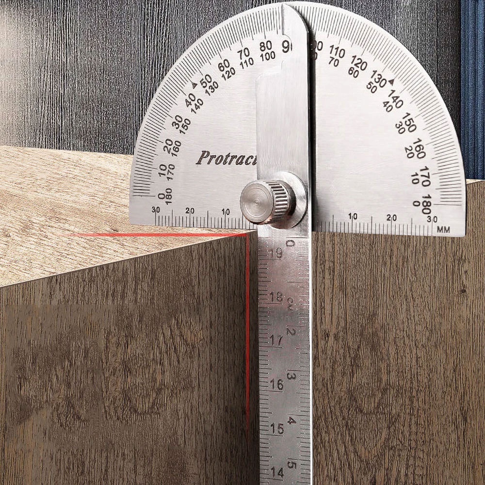Carpentry Measuring Arc - Protractor Measuring Protractor Ruler 14.5cm ...
