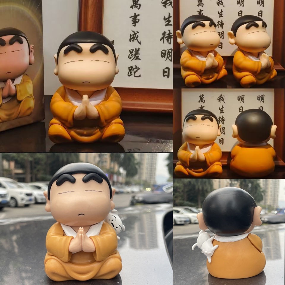Sakyamuni Shin Chan Buddha Crayon Shin Chan Cute Action Figure Toy ...