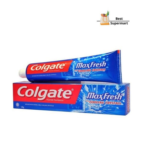Colgate Max Fresh Cooling Crystals Toothpaste 160g | Shopee Singapore