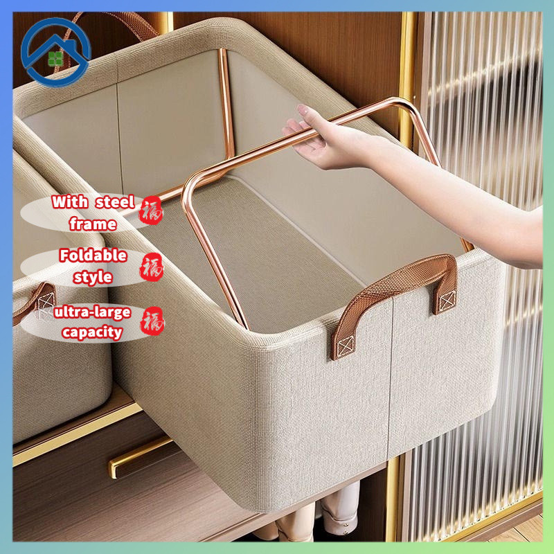 Clothing storage box does not require assembly, foldable wardrobe ...