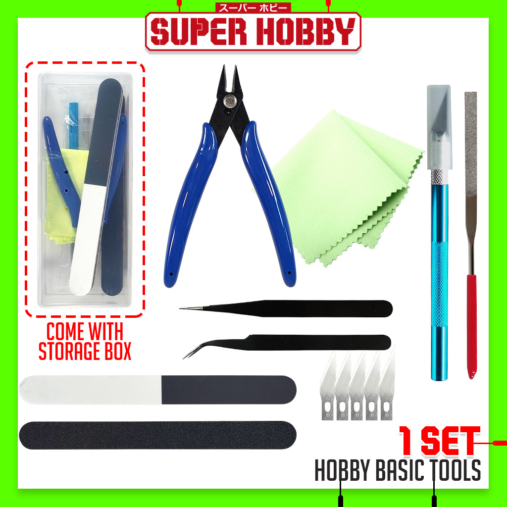 Gundam Gunpla Model Tool Set Basic Beginner Tool Set Craft Kit Model ...