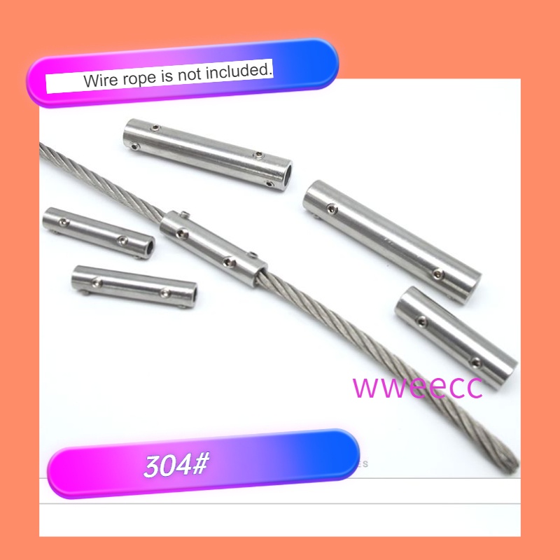 Wec] 304 Stainless Steel Wire Rope Extension Butt Buckle Wire Rope Butt ...