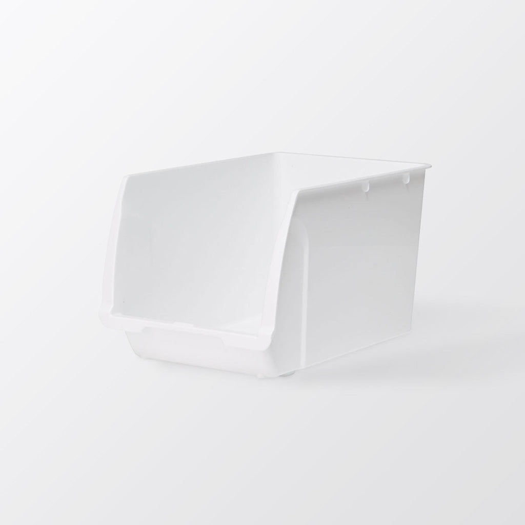 NITORI Front Open W/O Storage Box N-FLATTE HALF White | Shopee Singapore