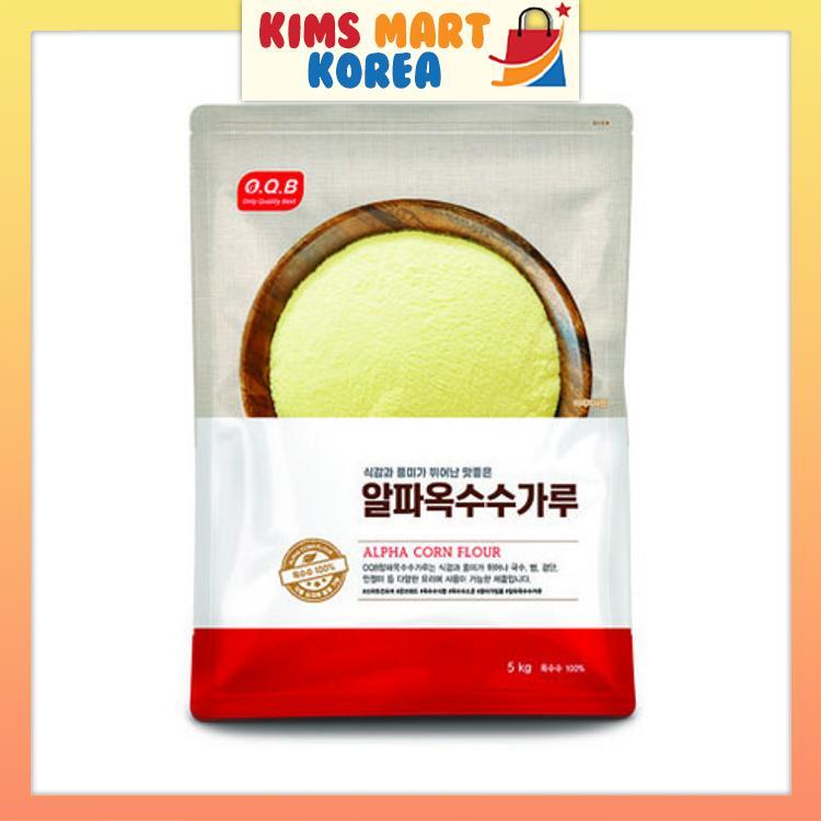 OQB Korea Alpha Corn Flour Powder Korean Food 5kg | Shopee Singapore