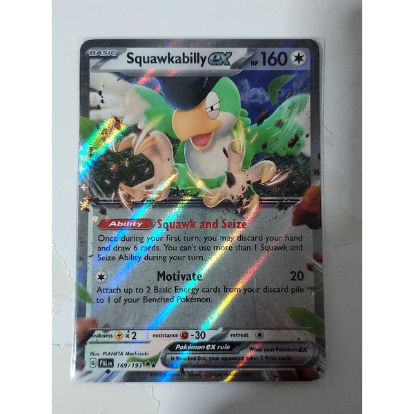 Pokemon squawkabilly ex paldea evolved card | Shopee Singapore