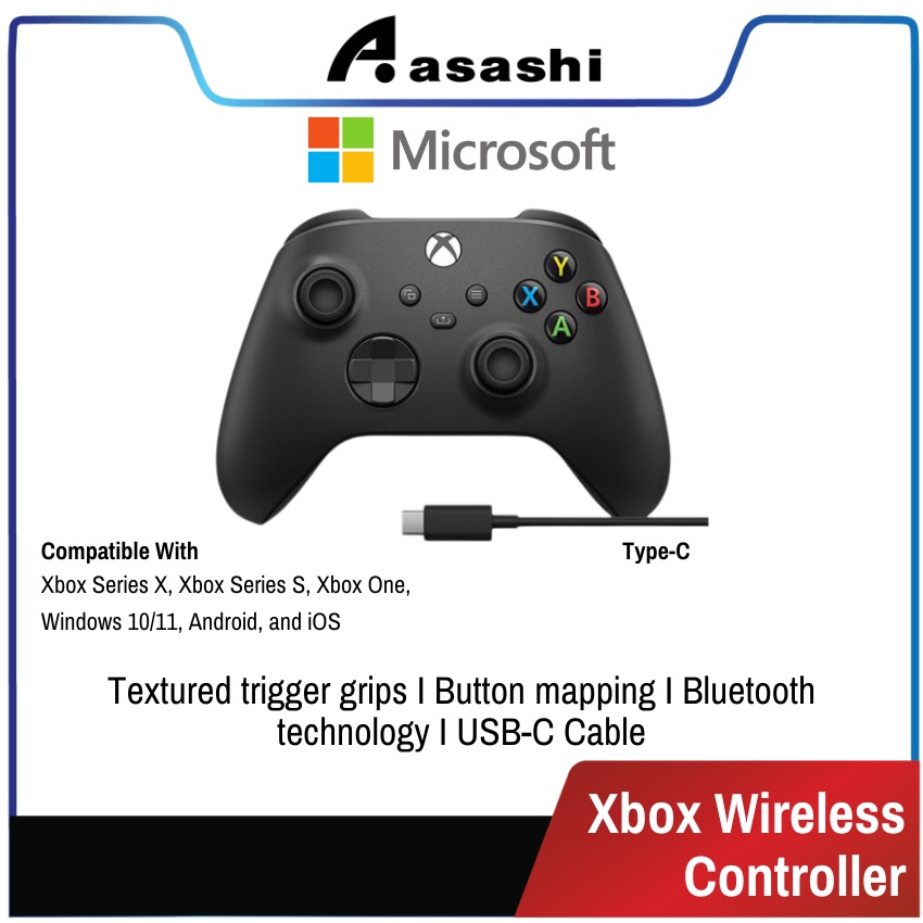 - Microsoft Xbox Wireless USB-C Controller - Carbon Black (3 months ...
