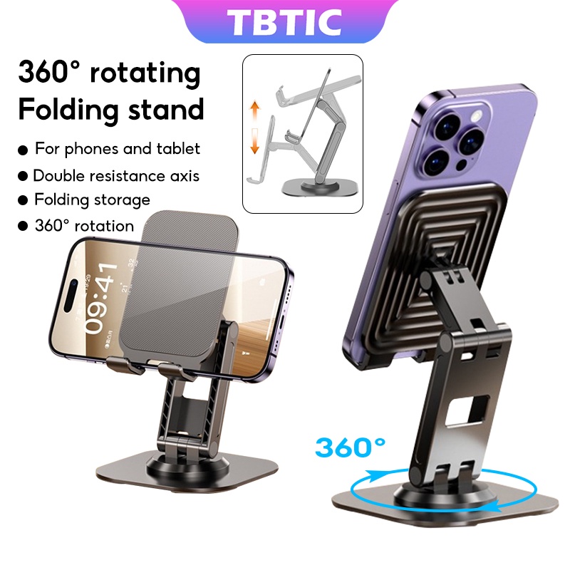 TBTIC Metal Desktop Tablet Holder Table Cell Foldable Support Desk ...